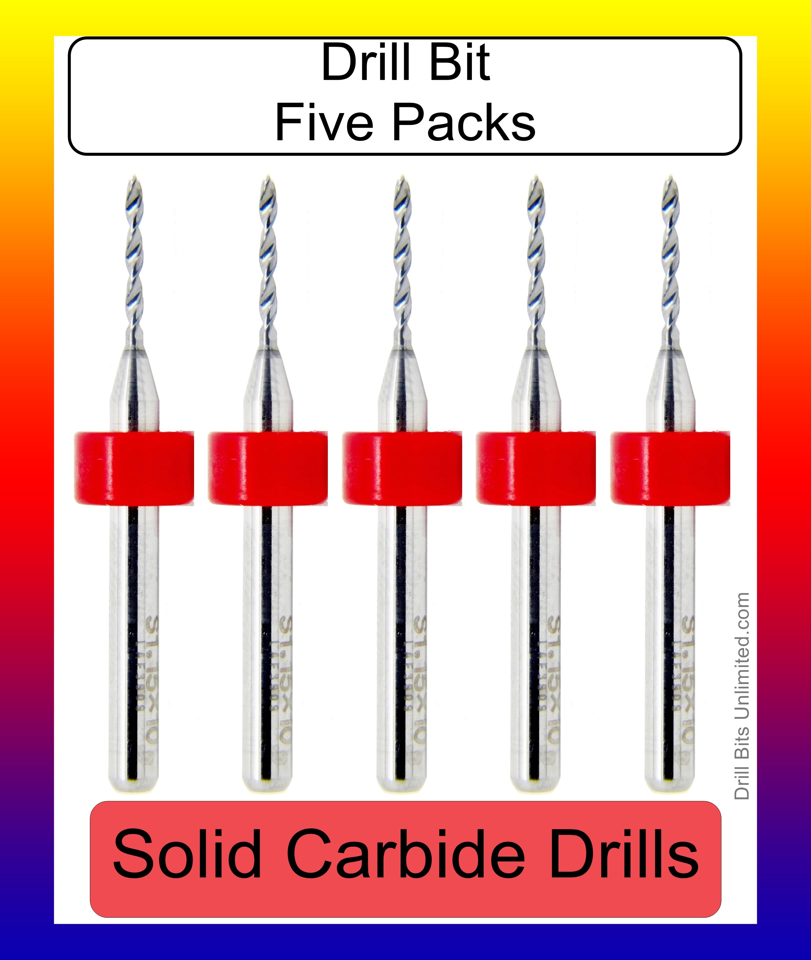 Drill Bits - Five Pieces One Size – Drill Bits Unlimited